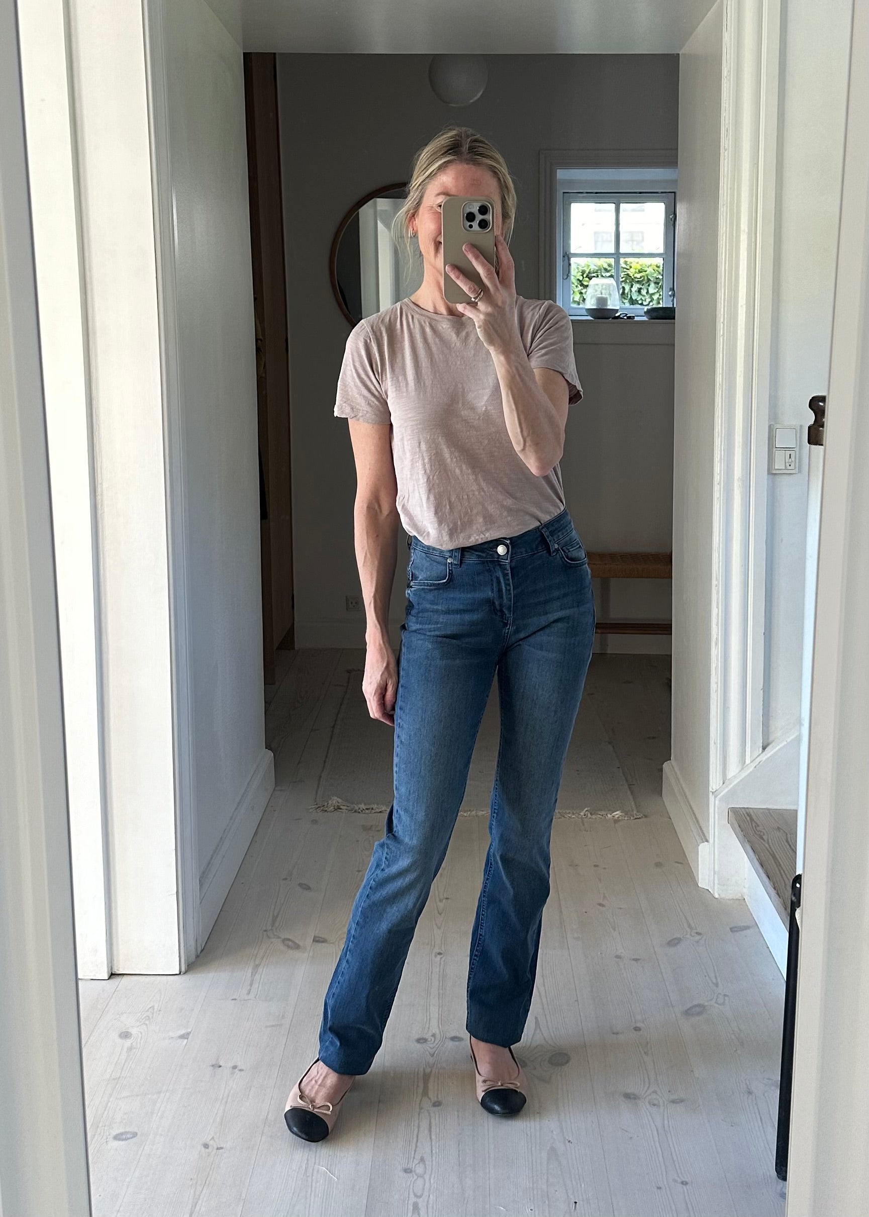 My Essential Wardrobe The Celina 100 High Straight Y Medium Denim Blue ...