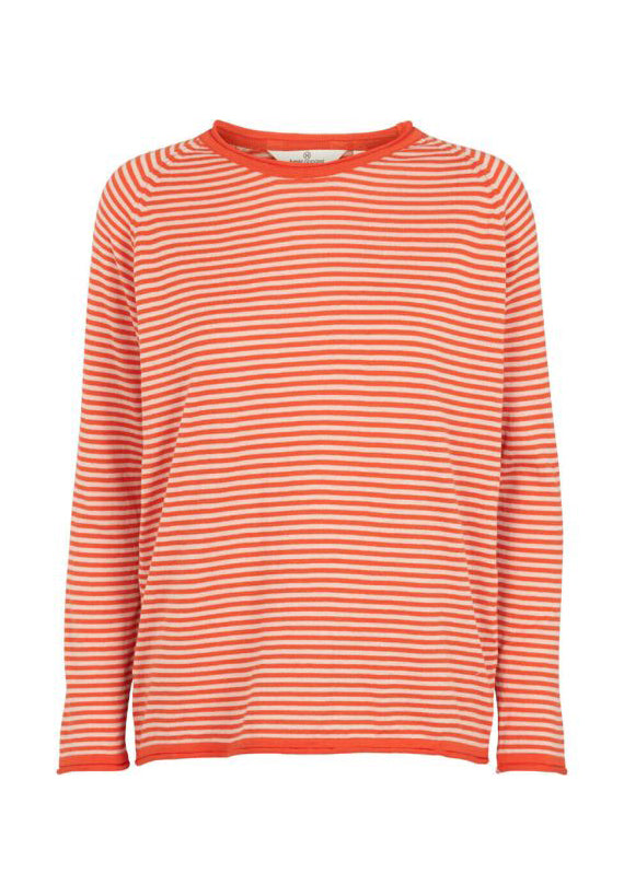 Basic Apparel Soya Mini Stripe Spicy Orange/Rugby Tan – EDIE